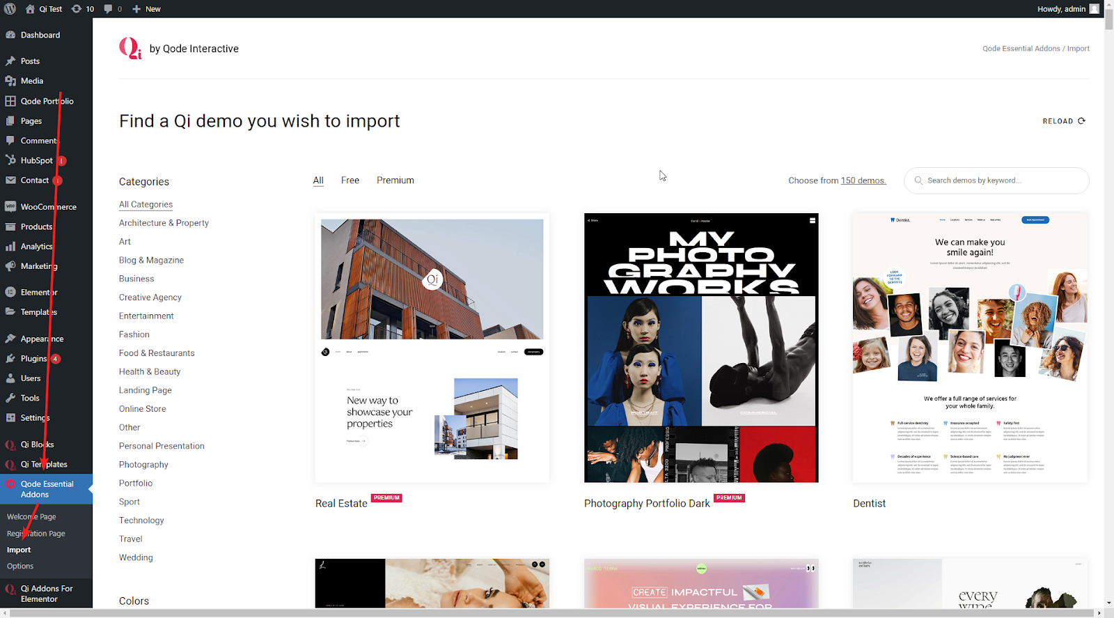 How to import a Qi demo – Qode Help Center